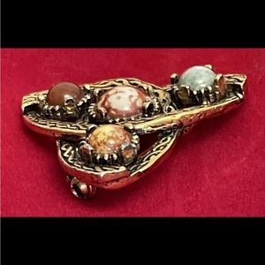 Jacobite | Jewelry | Vintage Jacobite Celtic Knot Gold Tone Brooch ...